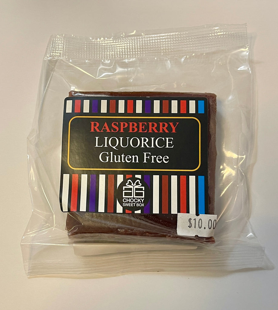 Liquorice Raw Block - Raspberry – Chocky Sweet Box